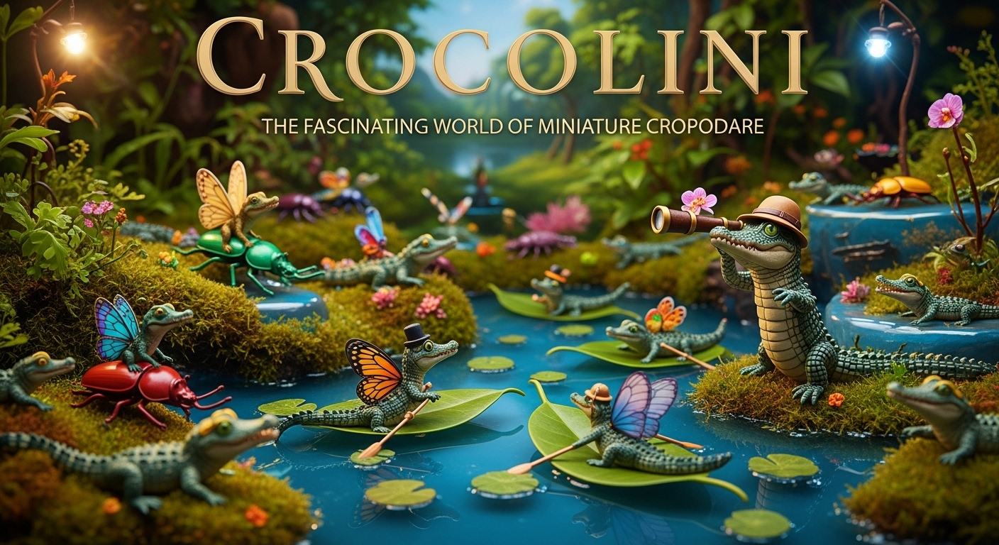 Crocolini: The Fascinating World of Miniature Crocodiles